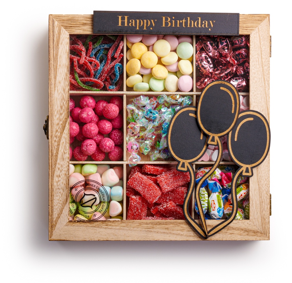 Section Birthday Candy Box | Chocolate Decor